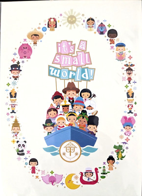 Disney It's a Small World Art Card, NEW | eBay