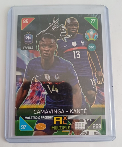 Carte Card Maestro Prodigy CAMAVINGA Kanté France Panini 2021 KICK OFF ...