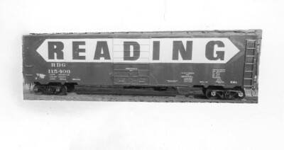 RDG reading railroad first billboard box car photo | eBay
