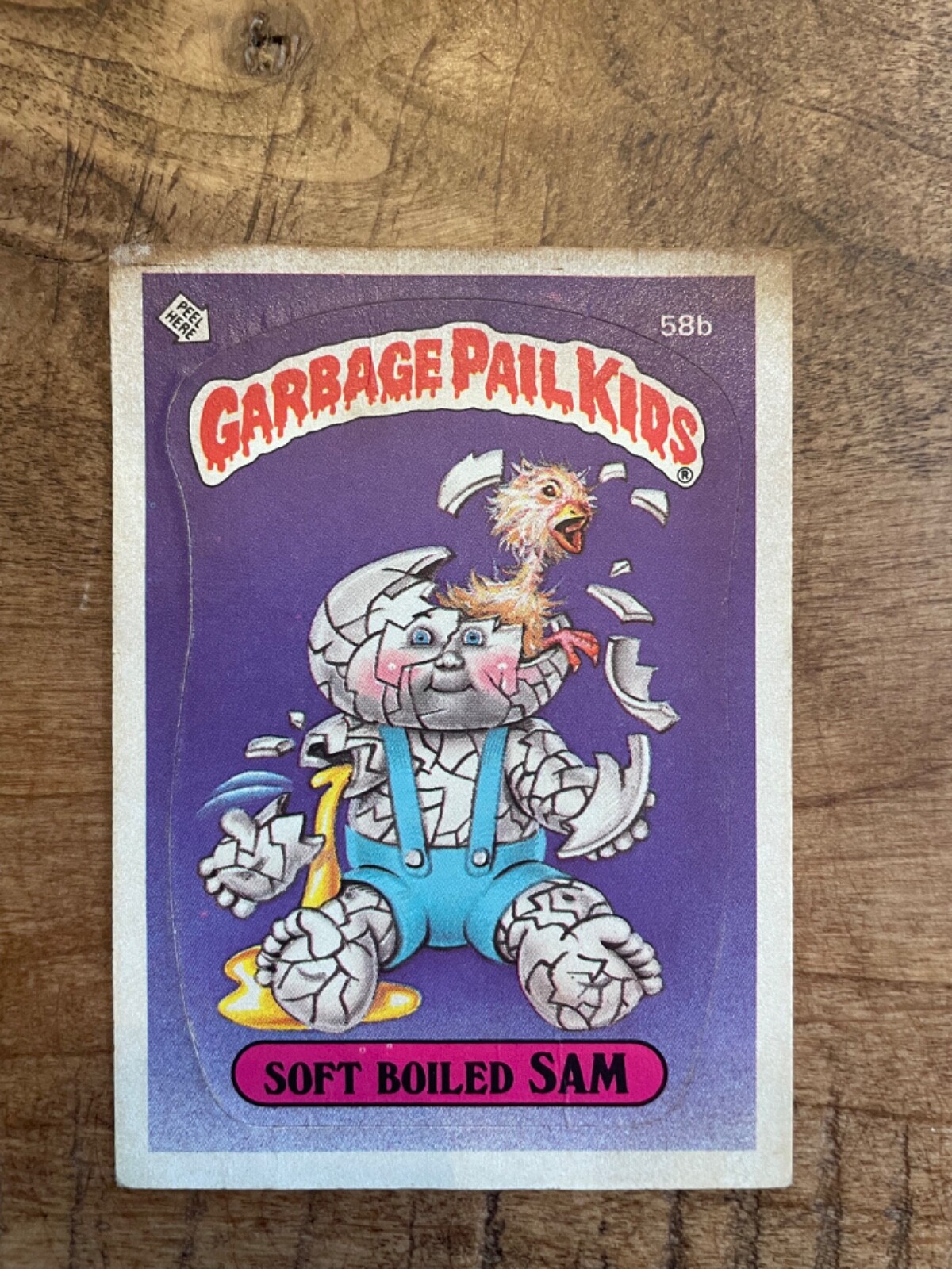 Topps Garbage Pail Kids Soft Boiled Sam | eBay