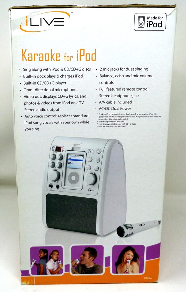 iLIVE Karaoke For iPod Machine | eBay