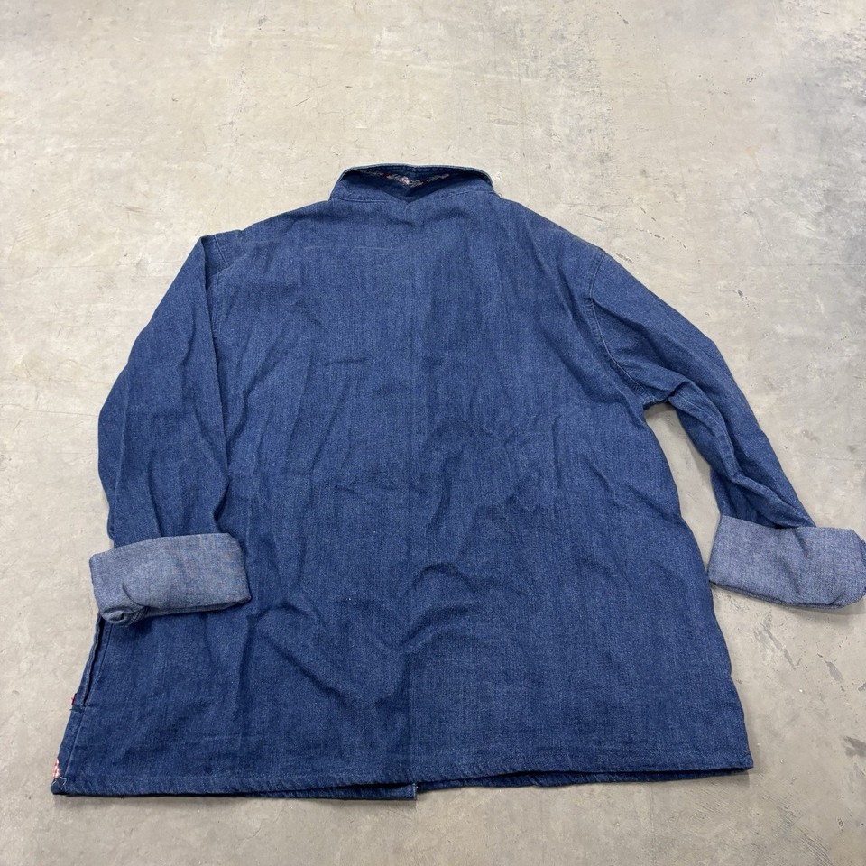 Nectar Floral Embroidered Country Denim LS Button Up Shirt Jacket XL ...