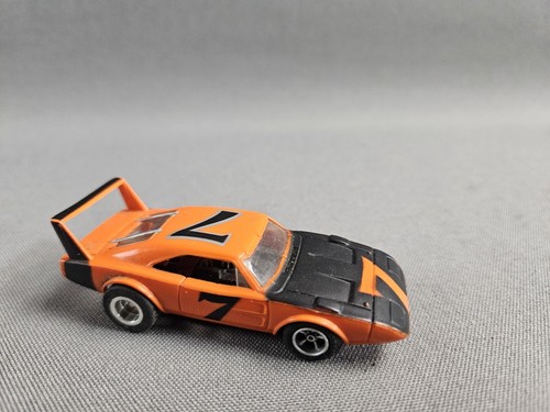 Vintage HO Slot Car AFX Dodge Charger Daytona Orange #7 Aurora | eBay