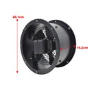 Electric Industrial Ventilation Extractor Metal Vent Fan Axial Exhaust ...