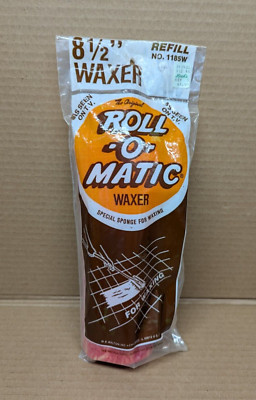 Roll-O-Matic 8.5" Waxer Sponge Mop Refill 1185W Special Waxing Sponge ...