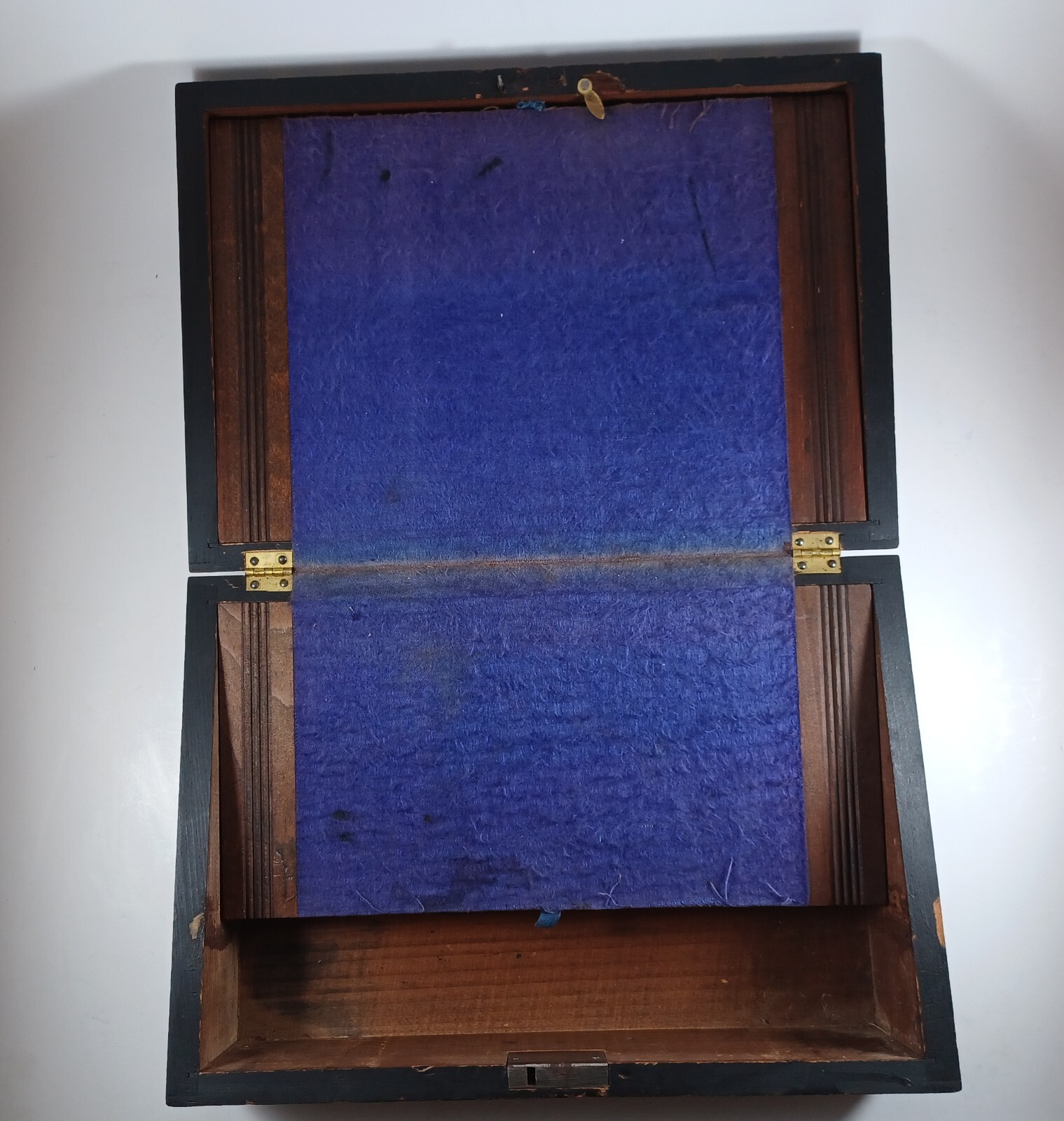 Antique Wood Travel Writing Lap Desk Document Box | eBay