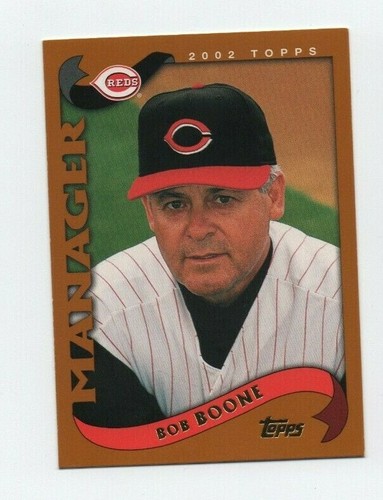 2002 TOPPS MANAGER BOB BOONE #304 CINCINNATI REDS | eBay