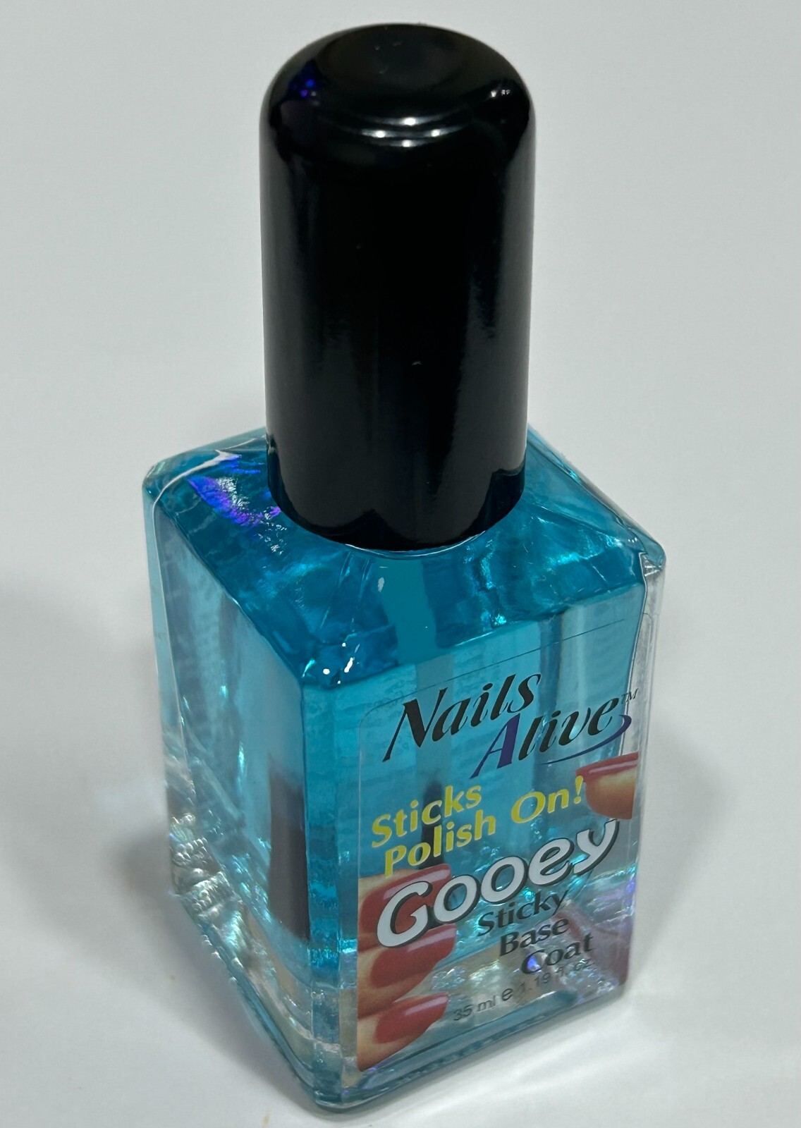 Nails Alive Gooey Sticky Base Coat Sticks Polish On 1.19 oz. With Brush | eBay