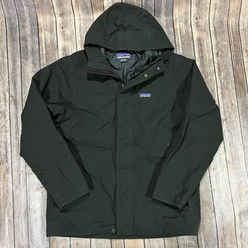 Patagonia Lone Mountain Parka Insulated Jacket Medium H2NO Hood Zip ...