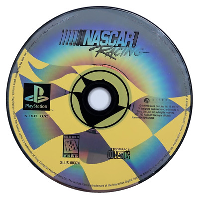 NASCAR Racing (Sony PlayStation 1 PS1, 1996) DISC ONLY #A7045 ...