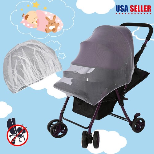 1pcs Stroller Pushchair Mosquito Net Fly Insect Mesh Buggy Cover For ...