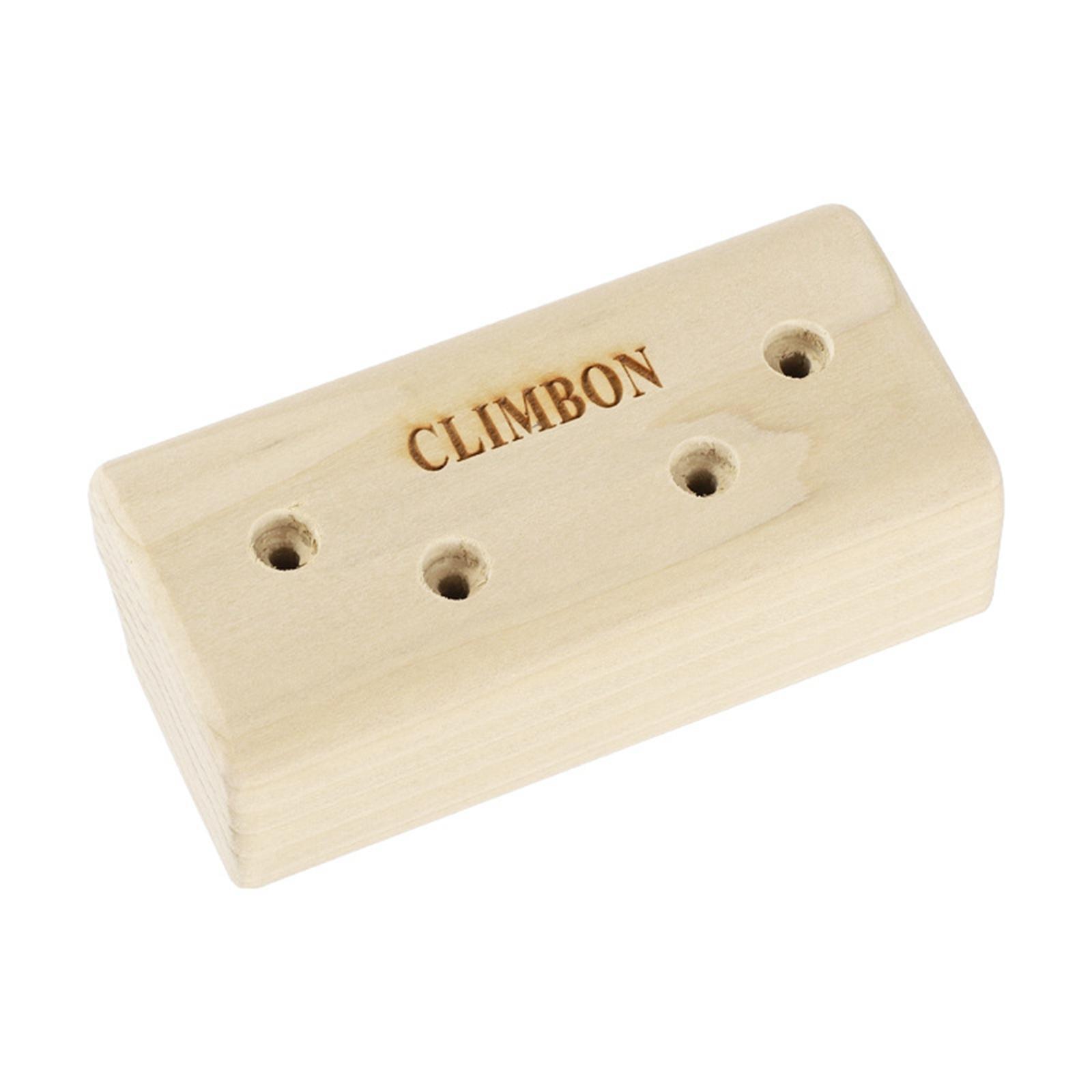 3x Wooden Rock Climbing Holds Pull Up Fingerboard with Screws Climbing ...