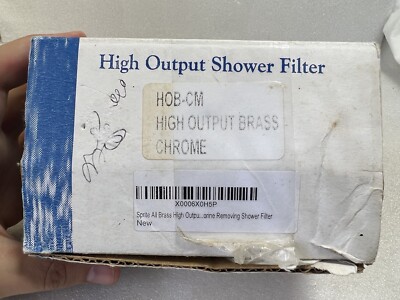 Sprite Showers HOB-CM High Output Brass Metal Shower Filter Housing ...