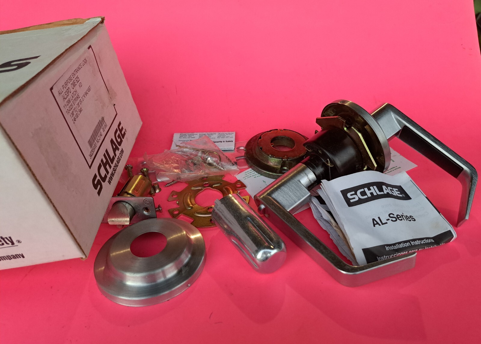 Schlage All Purpose Entrance Lock Set, AL53PD OME 625 ( in box ) | eBay