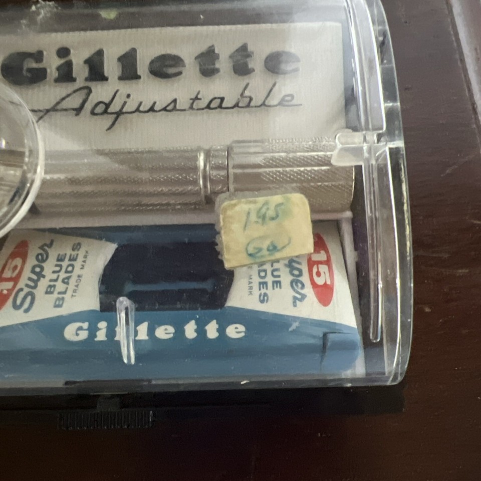 Vintage Gillette Fatboy Razor Set In Case | eBay