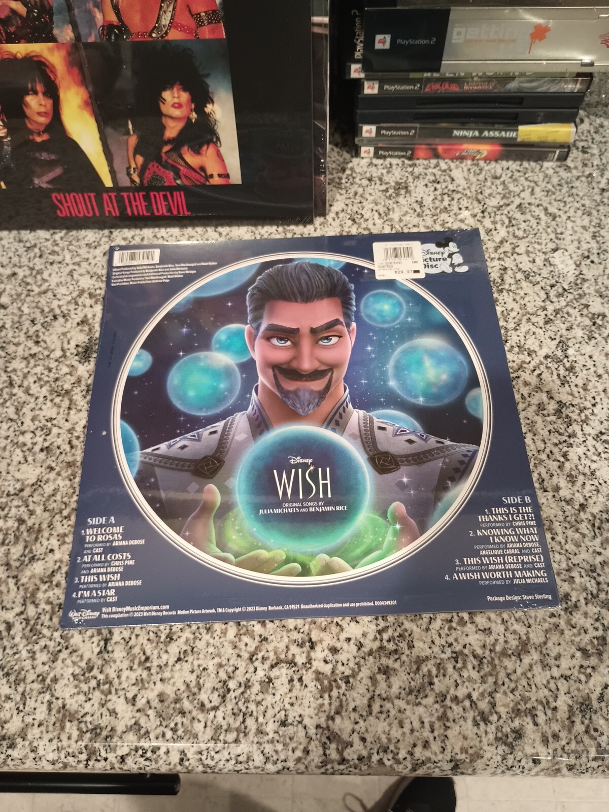 Disney Wish Soundtrack Picture Disc Vinyl - New & Sealed | eBay