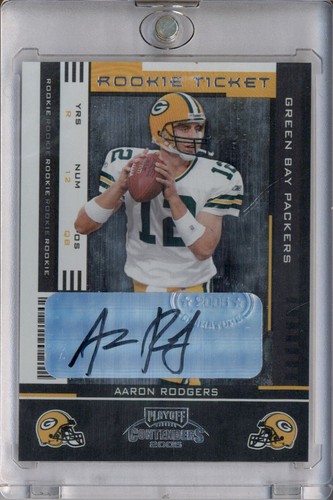 2005 Playoff Contenders #101 Aaron Rodgers Rookie Autograph RC Auto | eBay