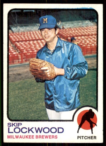 1973 Topps #308 Skip Lockwood Milwaukee Brewers | eBay