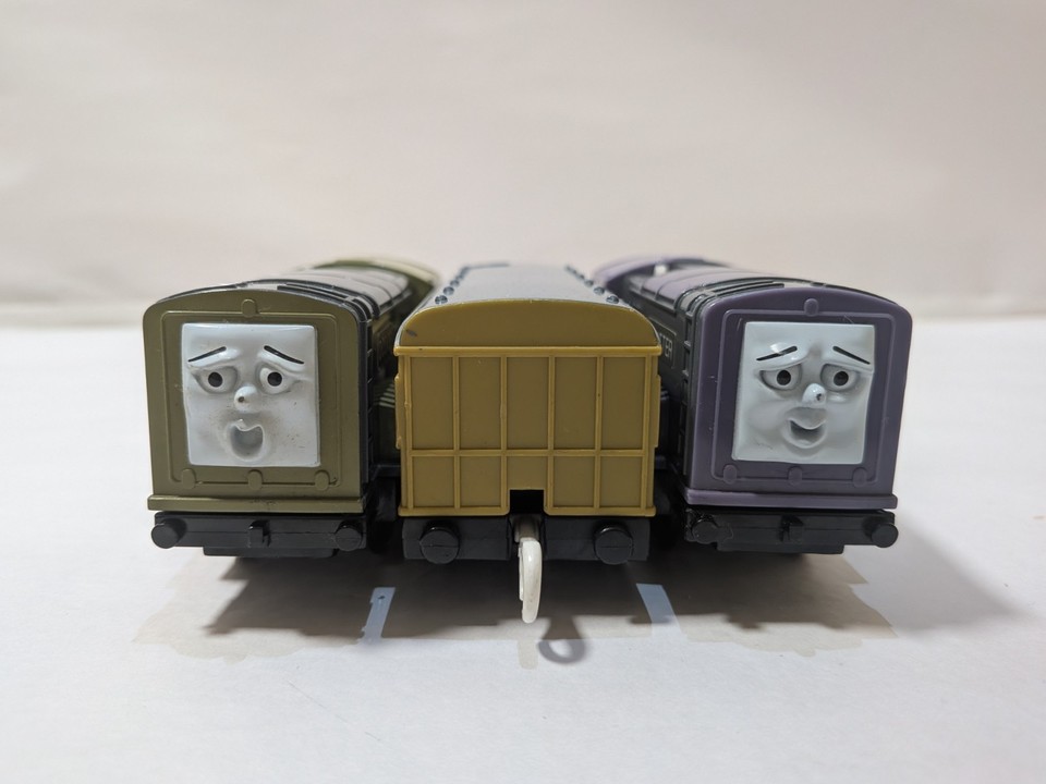 Thomas & Friends TOMY Plarail Trackmaster Dodge & Splatter Complete Set ...