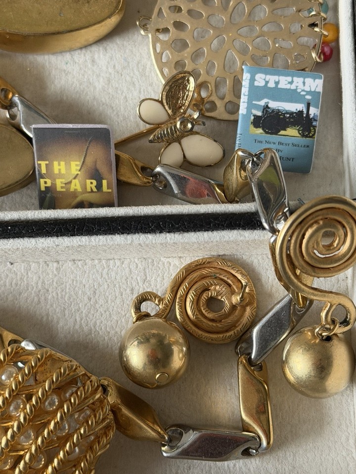 Vintage &Modern Gold Silver 925? Jewelry Collector Pearls LV Junk Scrap ...