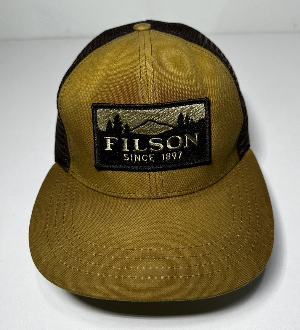 Filson Men's Logger Mesh Hat Oil Finish Cloth Patch D… - Gem