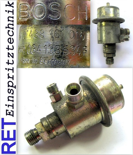 Benzindruckregler BOSCH 0438161016 Audi 80 Typ 89 2,0 034133534F | eBay