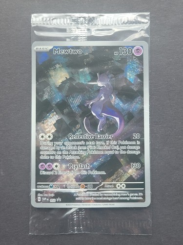 Pokemon MEWTWO 052 - S&V 151 UPC MEW EN BLACK STAR PROMO HOLO SEALED ...