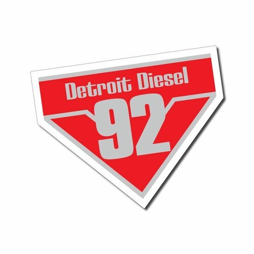 Detroit Diesel 92 Sticker / Decal - Truck Ute 4x4 Rig Kenworth Mack Car ...