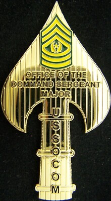 USSOCOM Office of the Command Sergeant Major CSM Challenge Coin V1 | eBay