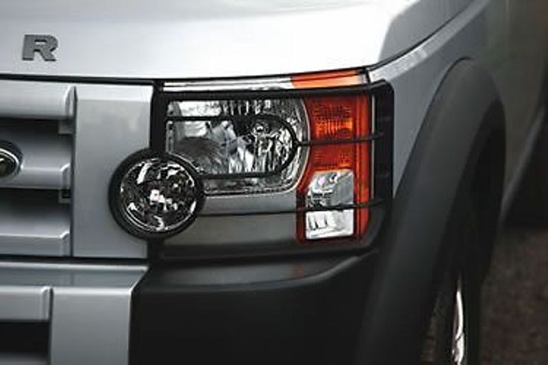2005-2009 Land Rover LR3 Discovery 3 Front Light Guards Set Pair ...