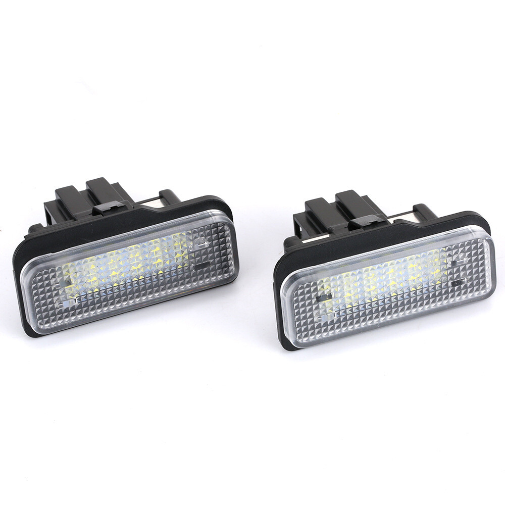 2 x LED Number License Plate Light For Mercedes W203 W211 W219 R171 C/E ...