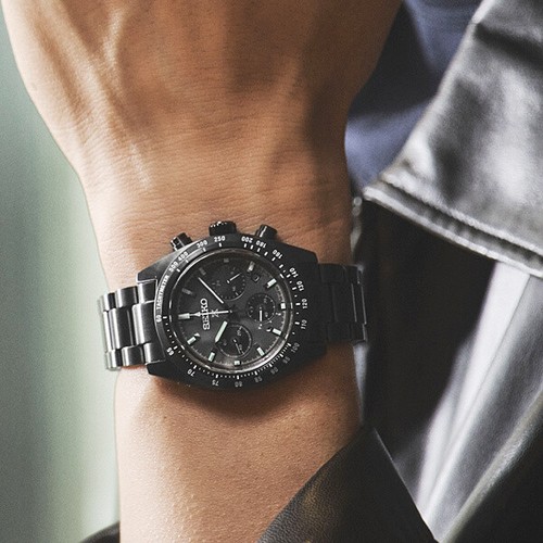 Seiko Prospex SBDL103/SSC917 SPEEDTIMER 10atm solar The Black Series New | eBay