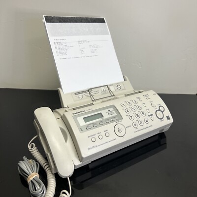 Panasonic KX-FP215 - Compact Plain Paper Fax Machine Copier Answering ...