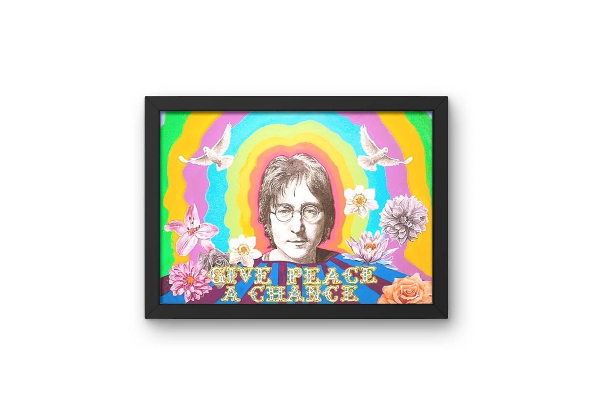 John Lennon Give Peace A Chance Poster