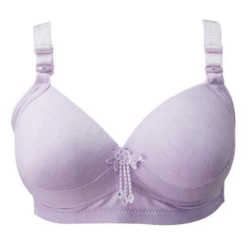 Mother Bra Full Coverage Wireless Brassiere Underwear Thin Pad Women ...