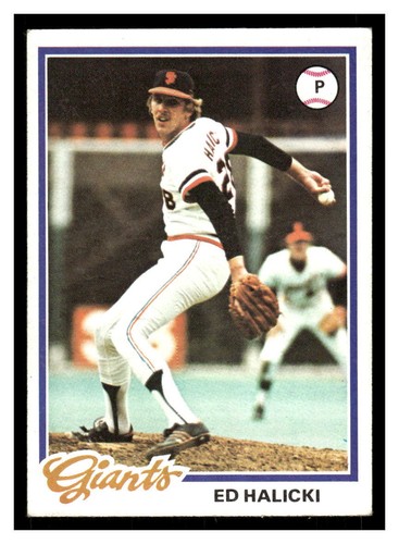1978 Topps #107 Ed Halicki - San Francisco Giants | eBay