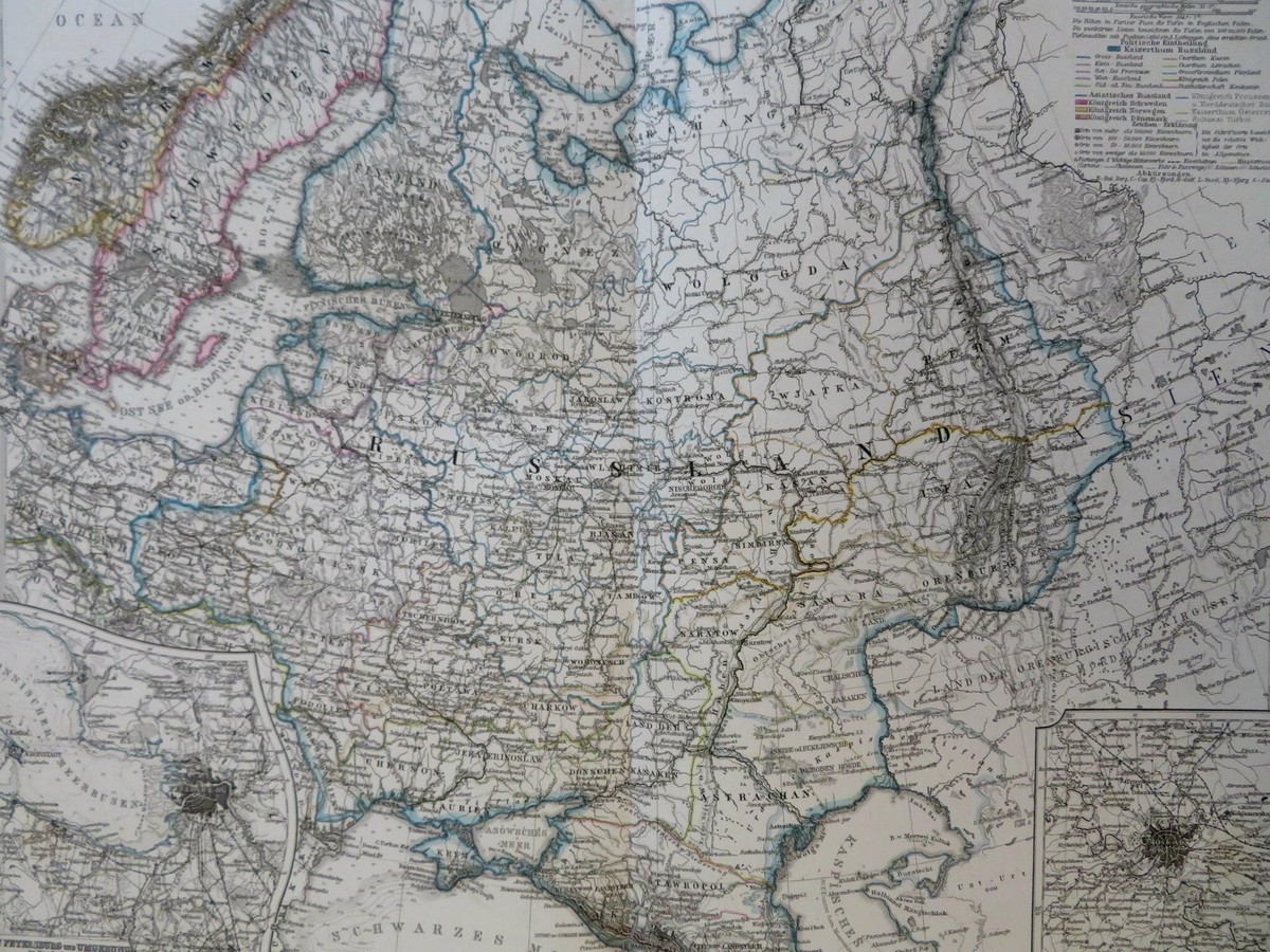 Maps Of Russia Detailed Map Of Russia With Cities And Dagestan,