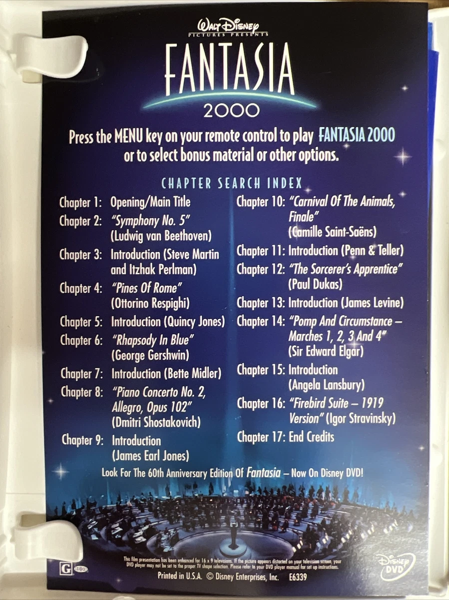 Fantasia 2000 Dvd Menu