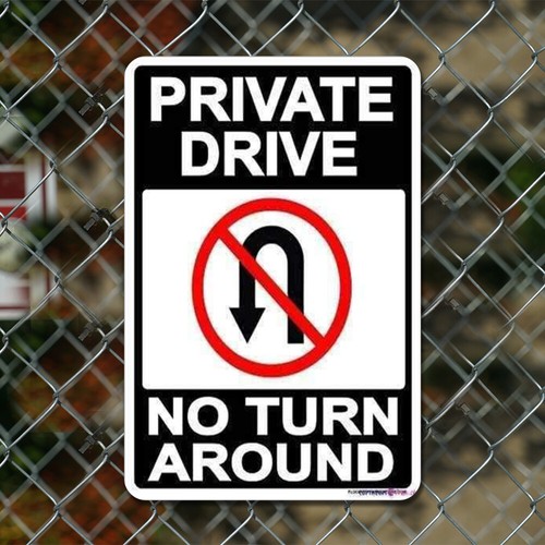 Vintage Metal Plate Warning Sign Rectangular Iron Painting Wall Art ...