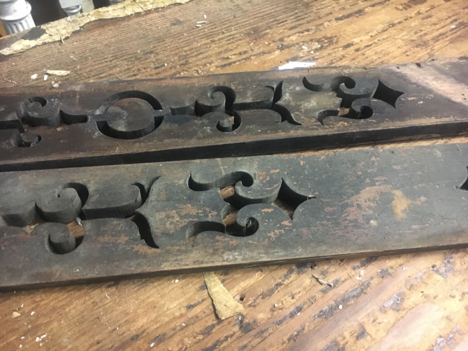 c1870-80 Victorian gingerbread fretwork molding delicate scrollwork ...