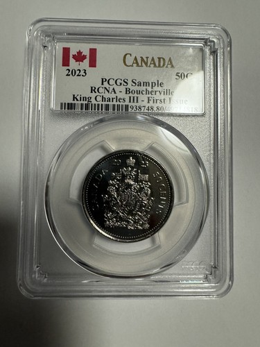 Canada 50c 2024 PCGS Sample Slab RCNA 2023 Boucherville; King Charles ...