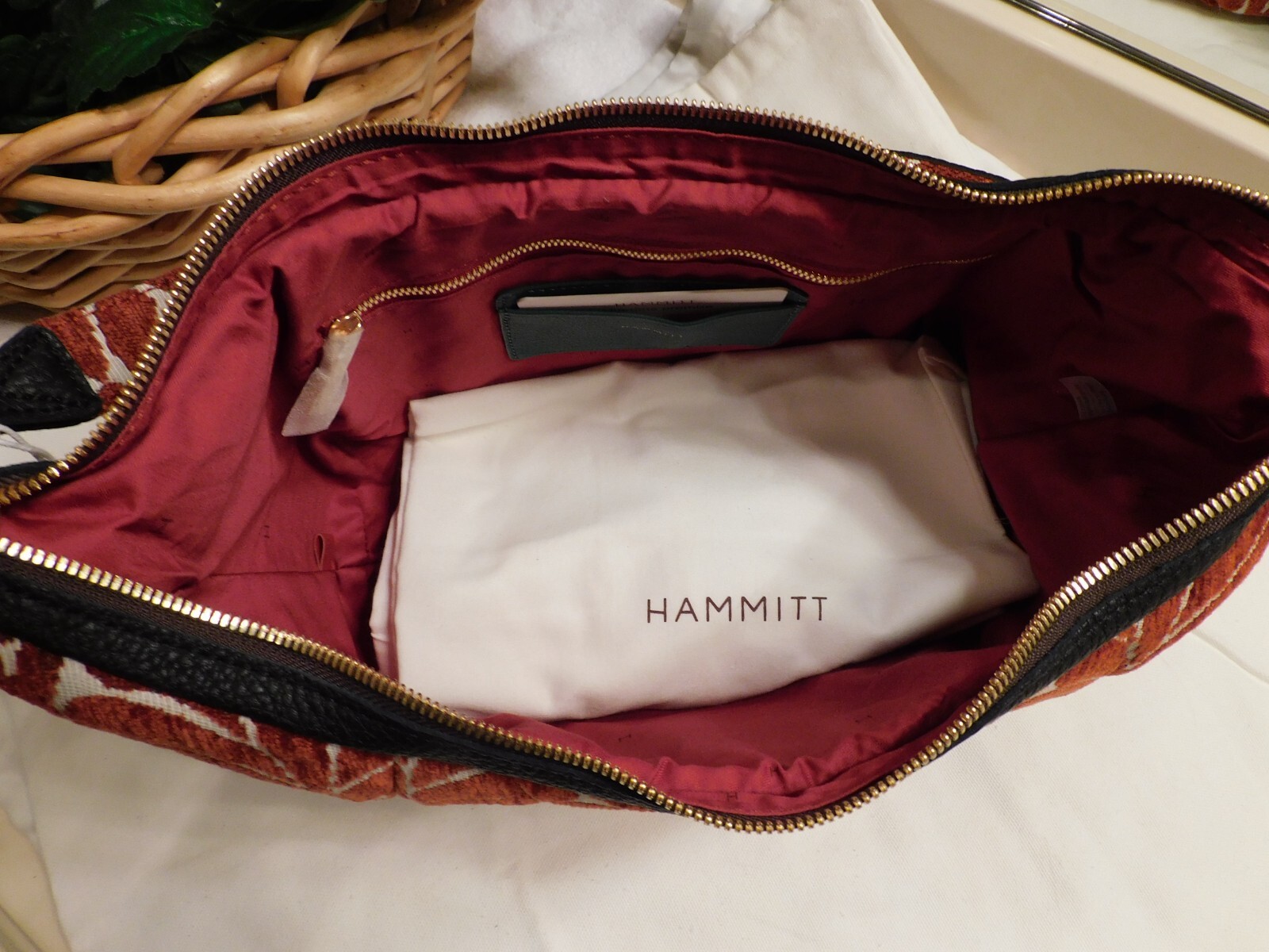 NWT HAMMITT MORGAN SHOULDER/CB BAG -TEXAS TAPESTRY $395**FREE SHIP* | eBay