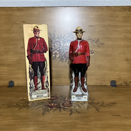Vintage Original Empty 1969 Canadian Mist Mountie Decanter with ...