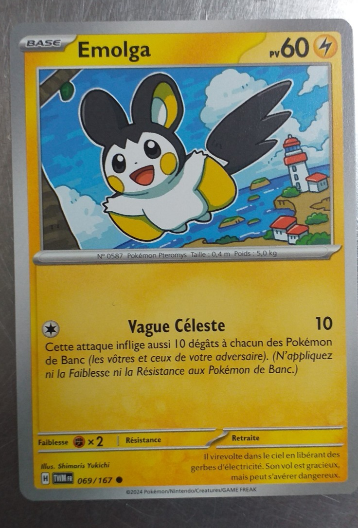 Carta Pokémon Masquerade Crepuscolare Emolga 069/167 | eBay