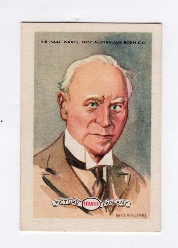 Atlantic Petrol Card - #19 Sir Isaac Isaacs Governor General | eBay