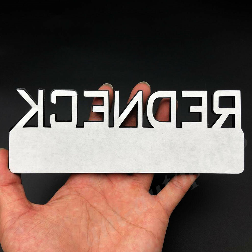 2pcs 3D REDNECK EDITION Car Trunk Rear Fender Emblem Badge Decal ...