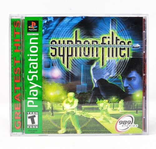 Syphon Filter - Sony Playstation 1 PS1 - Green Label | eBay