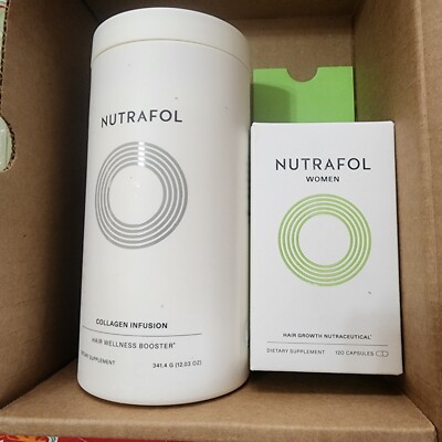 NUTRAFOL Women's Hair Growth Supplement with Collagen Infused Peptides ...