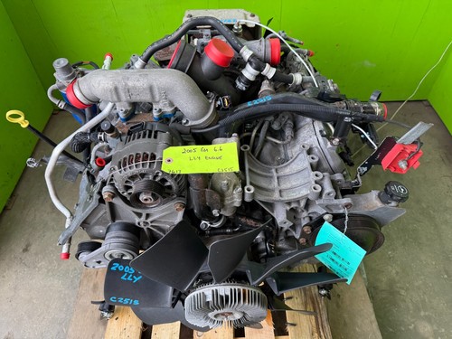 04 05 CHEVROLET GMC 2500 3500 6.6 LLY DURAMAX DIESEL ENGINE MOTOR NO ...