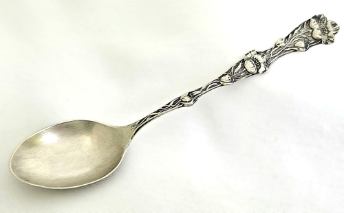 Vintage Poppy Flower Sterling Silver Souvenir Spoon 4"L Paye & Baker ...